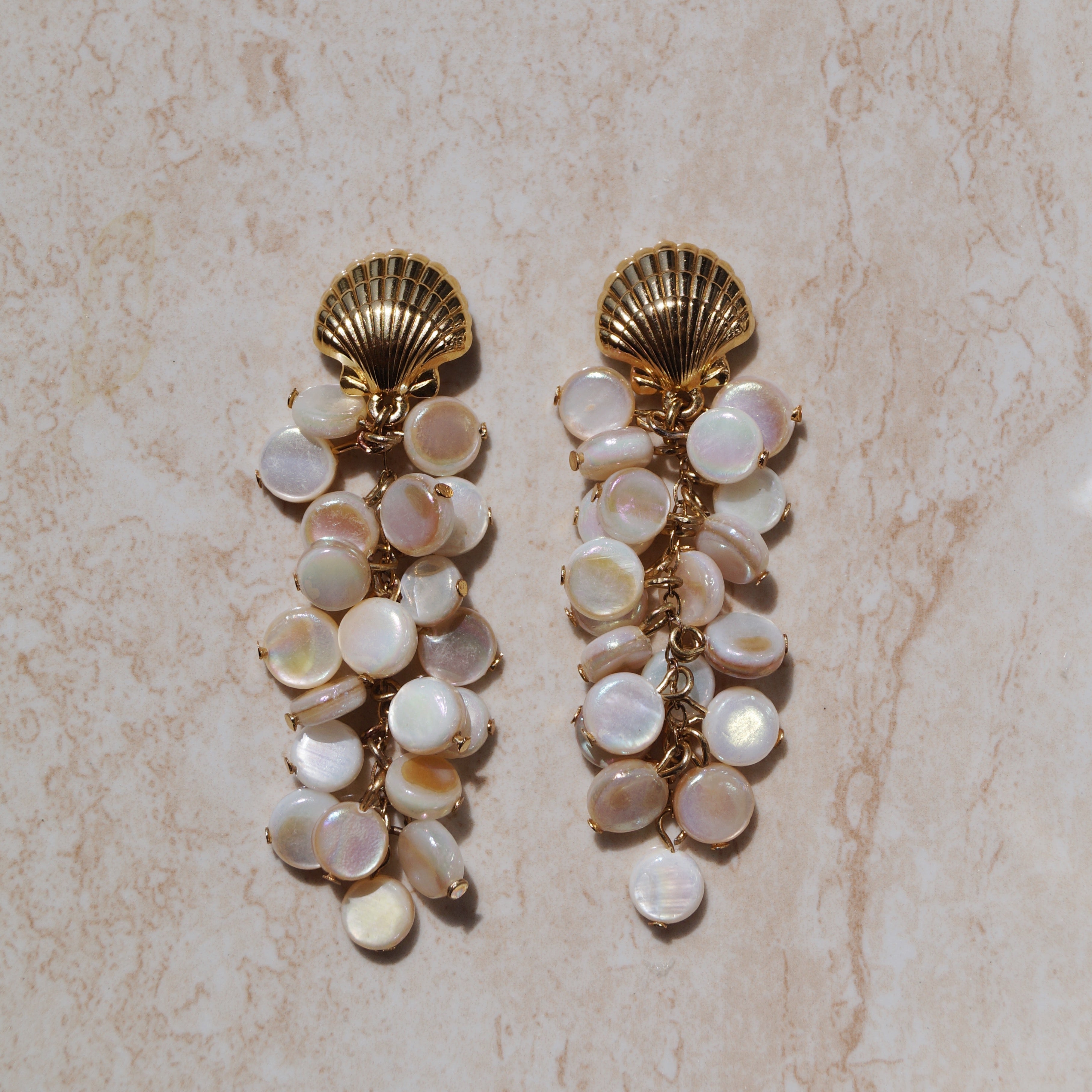 Round Shell Earrings | ISSY Jewellery